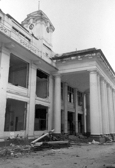 View of Bowyer Block which was partly demolished during