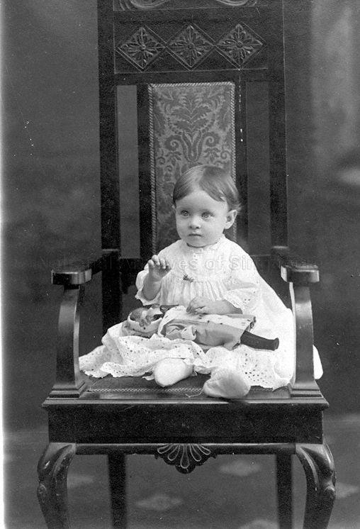 STUDIO PORTRAIT OF A EUROPEAN CHILD