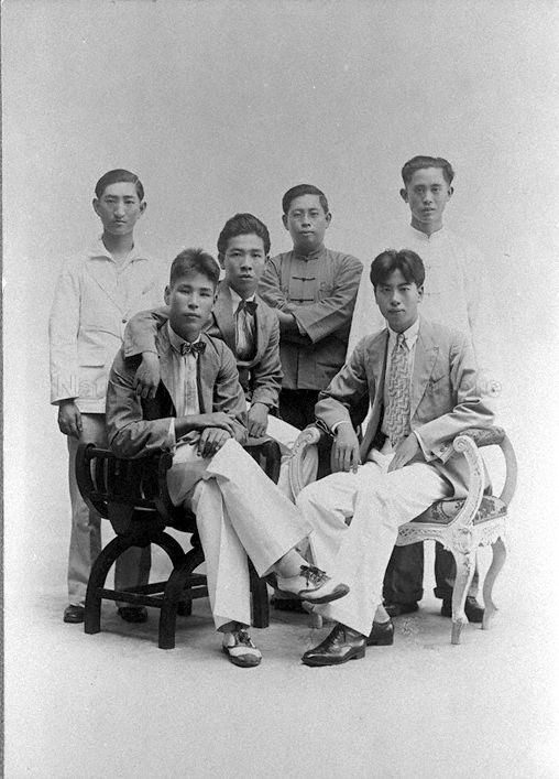 STUDIO PHOTOGRAPH OF CHINESE MEN