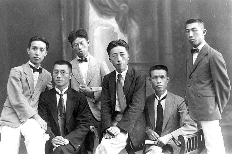 STUDIO PHOTOGRAPH OF CHINESE MEN
