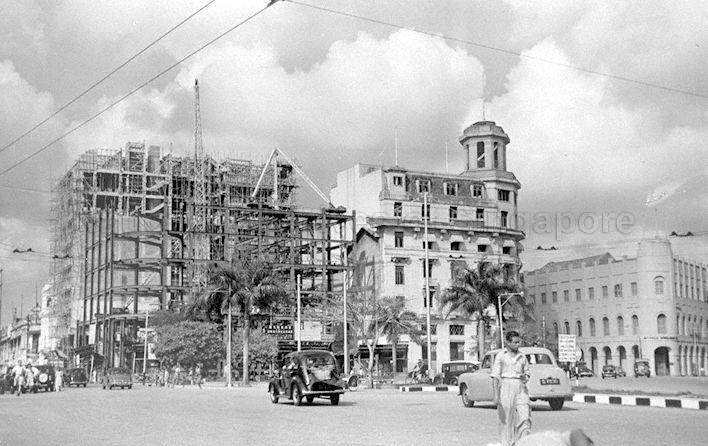 ASIA INSURANCE BUILDING UNDER CONSTRUCTION AT FINLAYSON