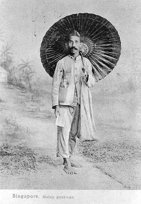 MALAY POSTMAN, SINGAPORE