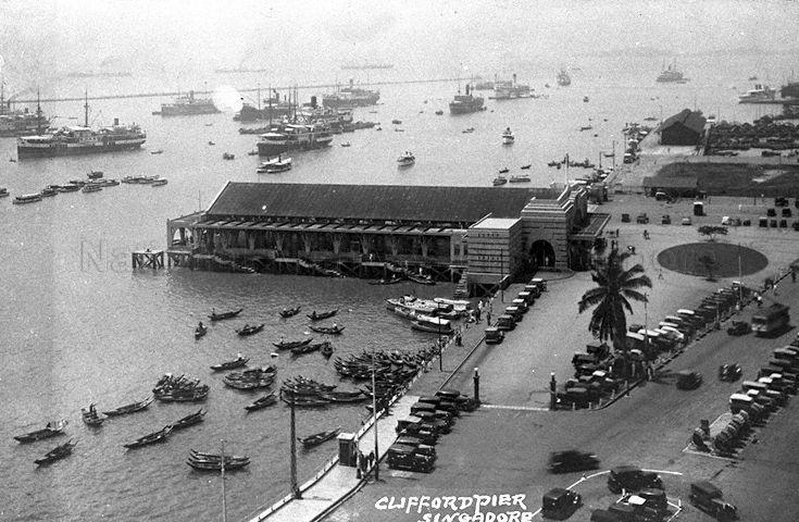 VIEW OF CLIFFORD PIER, SINGAPORE