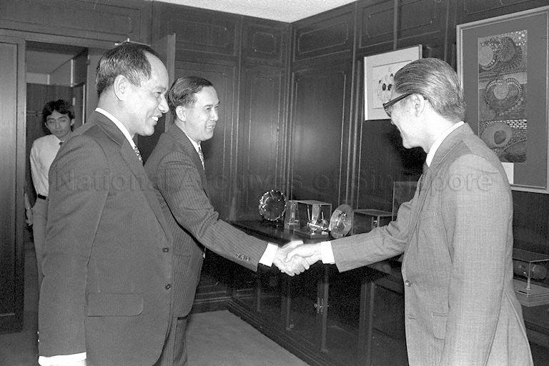 Burmese Charge d' Affaires in Singapore U Khin Muang Soe