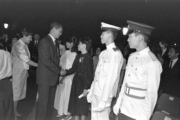 Minister of State for Education Dr Tay Eng Soon (left)