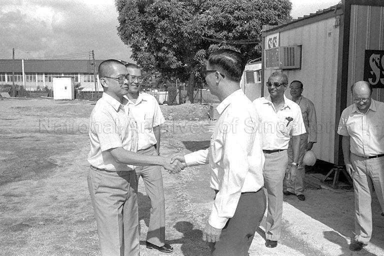 Attendees at the ground-breaking ceremony of Kim Chuan