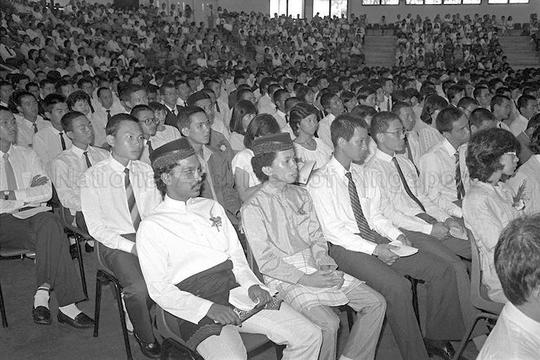 Attendees at the 4th Ngee Ann Polytechnic graduation
