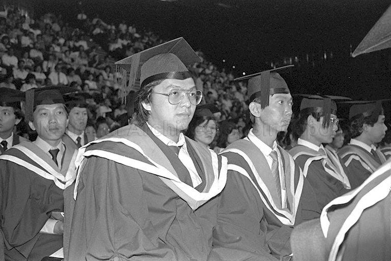 Graduands at the convocation of the National University of