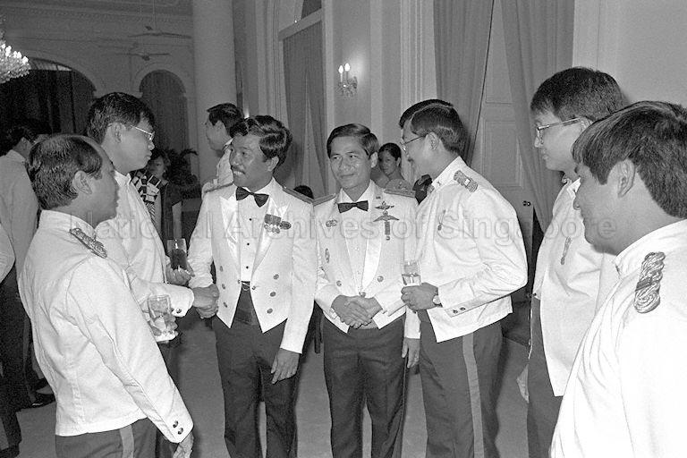 Military graduates at the Graduation Ceremony of the 1985