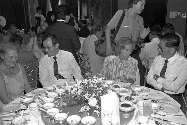 Seated at the main table from right are Chairman of