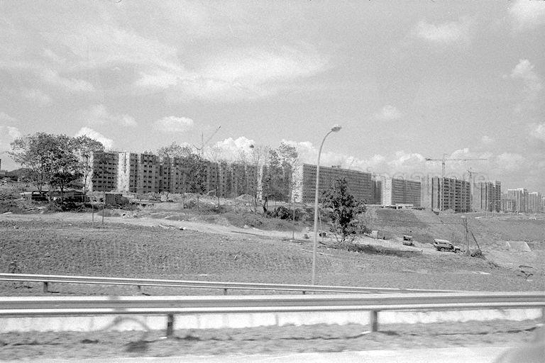 VIEW OF THE BUKIT TIMAH EXPRESSWAY OPENED BY THE THE