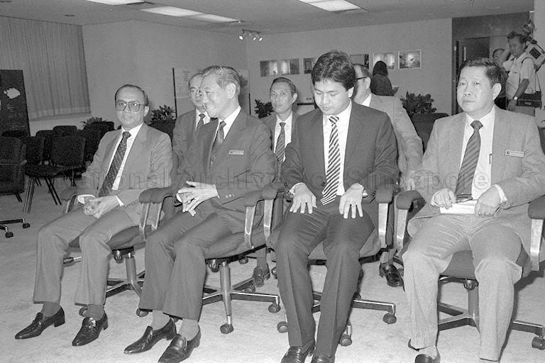 Brunei's Minister of Development, Pehin Abdul Rahman with