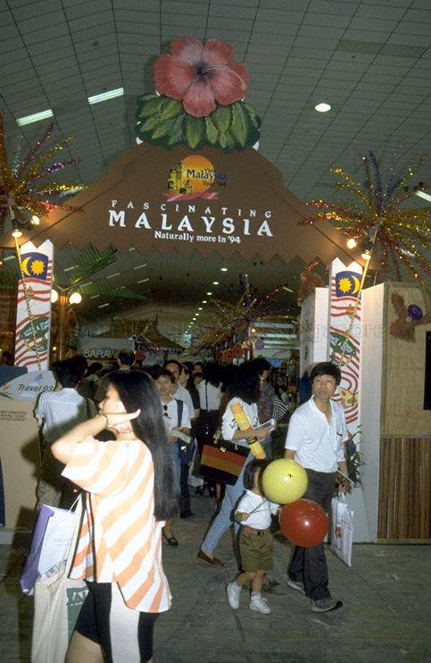"MALAYSIA" BOOTH AT TRAVEL 93 FAIR ORGANISED BY NATIONAL