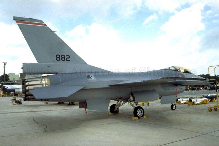 Aircraft on display at Singapore Armed Forces (SAF)