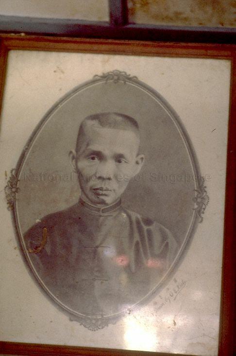 KAMPONG HENG MUI KENG - PHOTOGRAPH OF ANCESTOR OF PROVISION