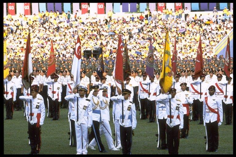 National Day Parade 1993 Preview at the Padang -- Military