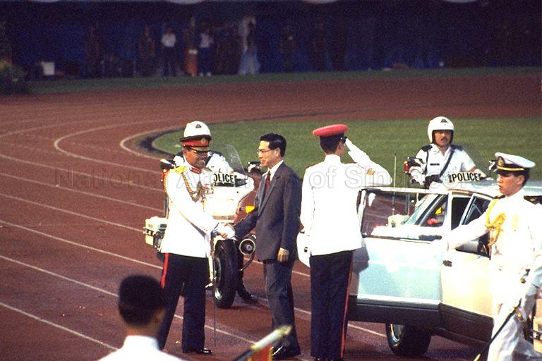 National Day Parade 1994 at National Stadium -- President