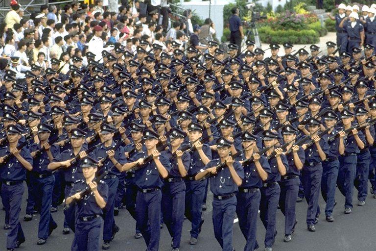 National Day Parade 1995 Preview at the Padang -- Singapore