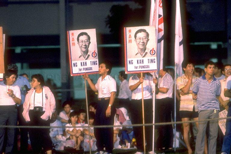 1998 General Election - Supporters of People's Action Party