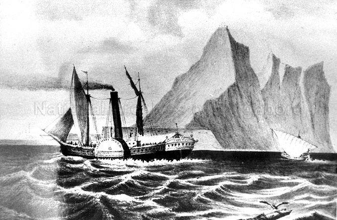 Lady Mary Wood, a paddle wheel steamer built in 1842 by