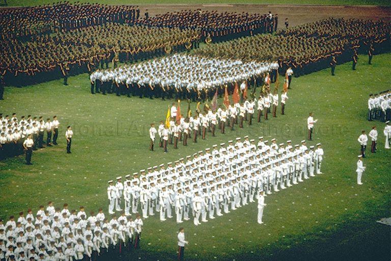 National Day Parade 1988 Rehearsal At National Stadium National Day Parade 1988 Rehearsal At National Stadium