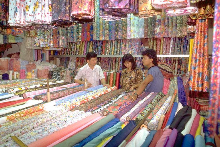 INTERIOR OF A FABRIC STORE (LATE 1980S)