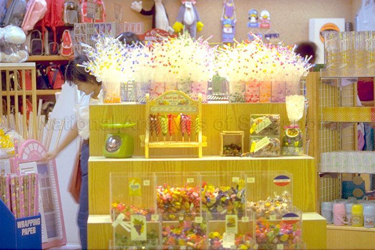 DISPLAY OF CANDIES AT A GIFT SHOP (LATE 1980S)