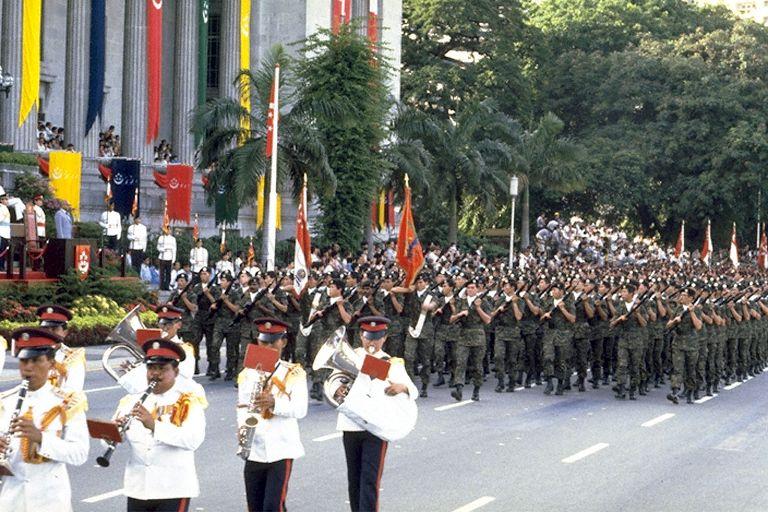 National Day Parade 1984 at the Padang