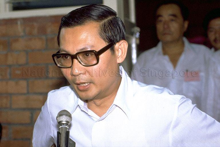 PEOPLE'S ACTION PARTY CANDIDATE NG POCK TOO SPEAKING DURING