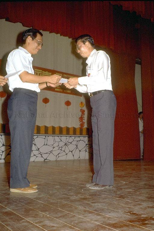 Minister without Portfolio Lim Chee Onn presenting