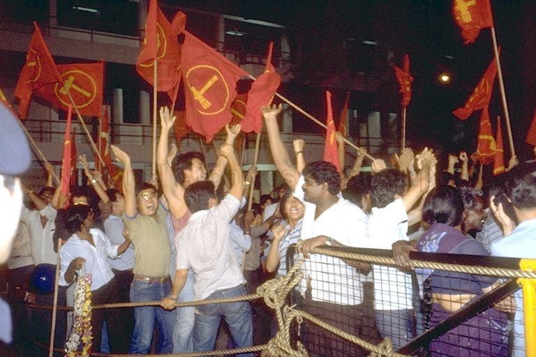 General Election 1984 - Workers' Party supporters
