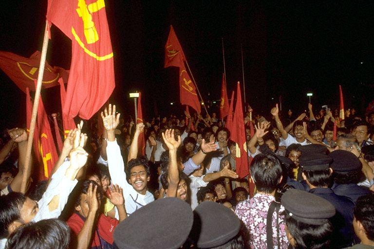 General Election 1984 - Workers' Party supporters