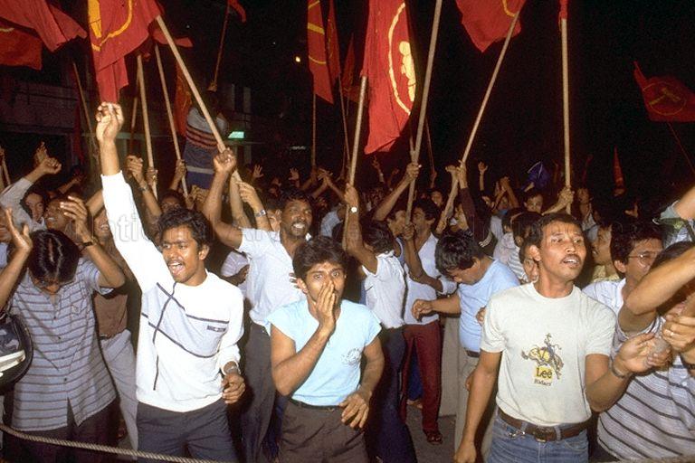 General Election 1984 - Workers' Party supporters