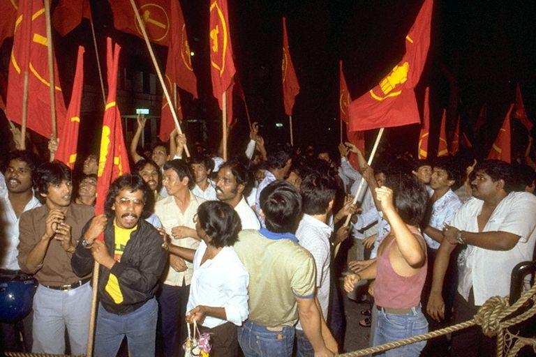 General Election 1984 - Workers' Party supporters