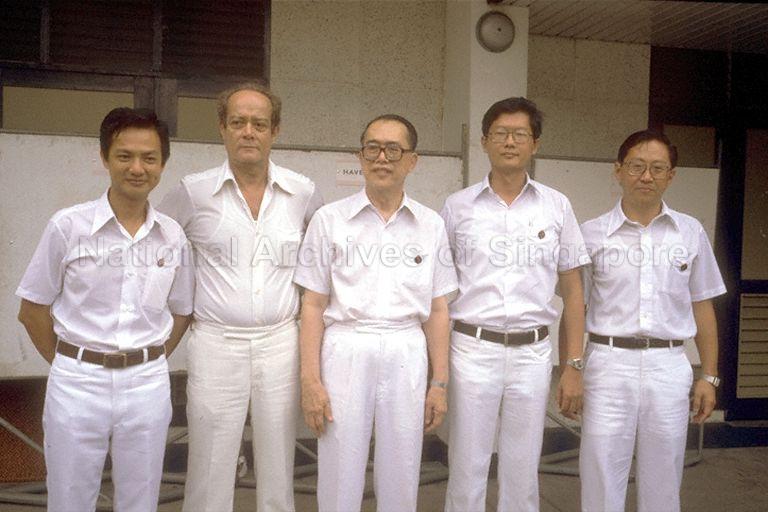 Group photograph of People's Action Party (PAP) candidates,