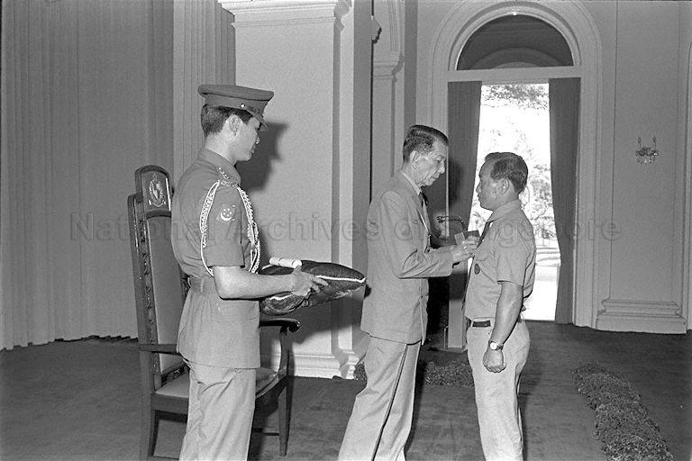 President Dr Benjamin Henry Sheares, who is also Chief Scout