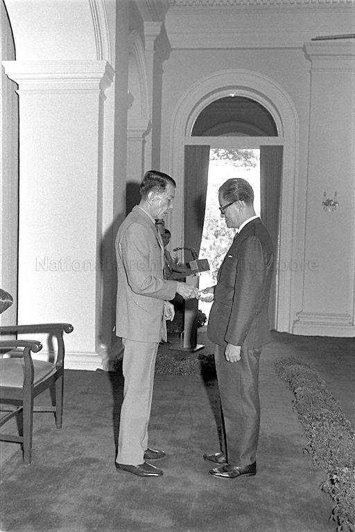 President Dr Benjamin Henry Sheares, who is also Chief Scout