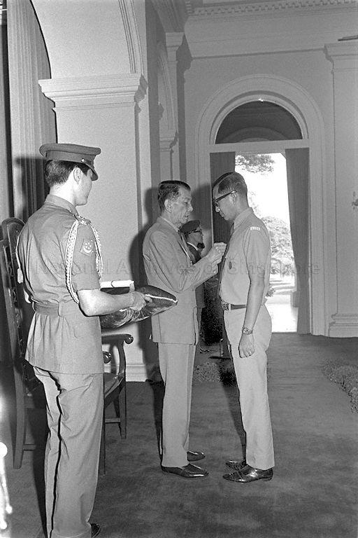 President Dr Benjamin Henry Sheares, who is also Chief Scout