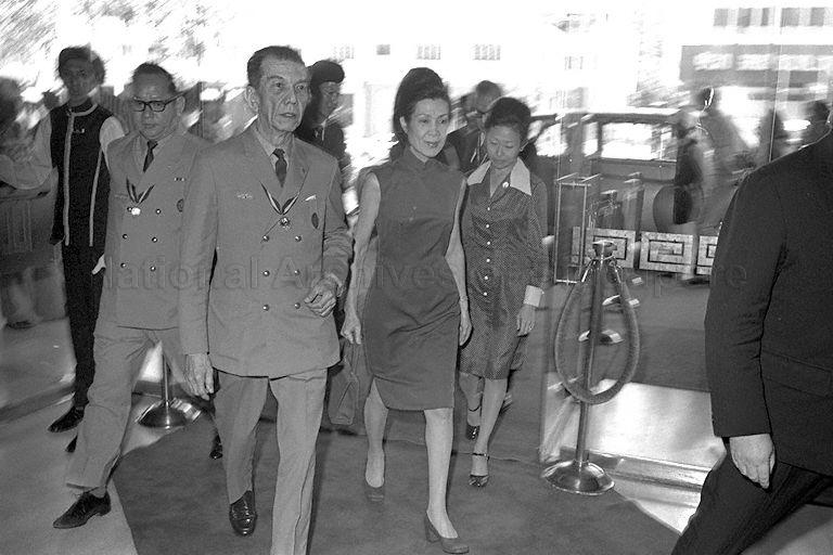 President Dr Benjamin Sheares, who is also Chief Scout, and