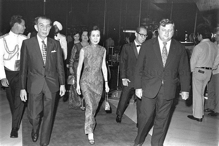 President Dr Benjamin Sheares and the First Lady are