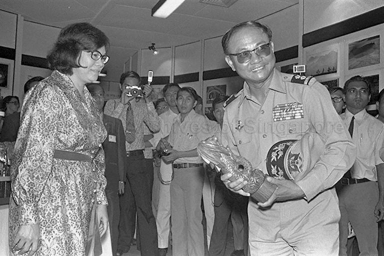 Mrs Goh Keng Swee, wife of Deputy Prime Minister and