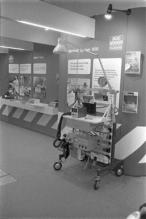 Medical devices, equipment and products on display at