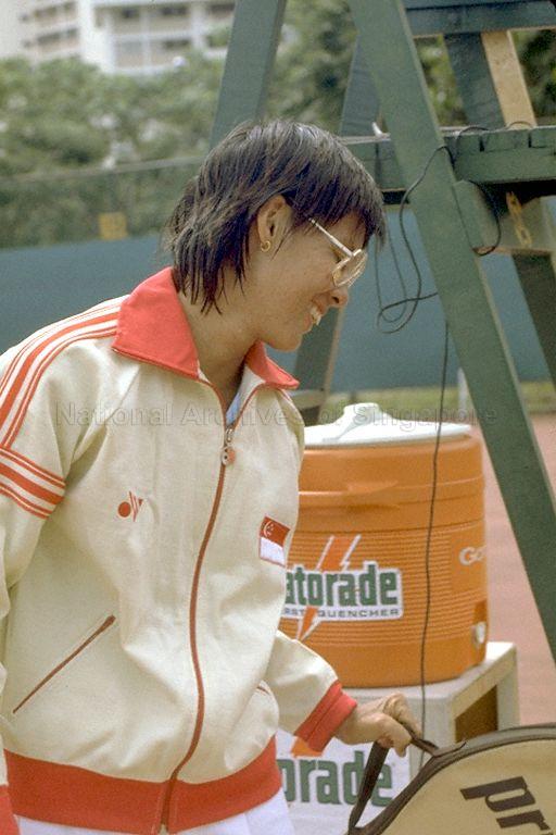 Southeast Asian (SEA) Games - A Singapore tennis player at
