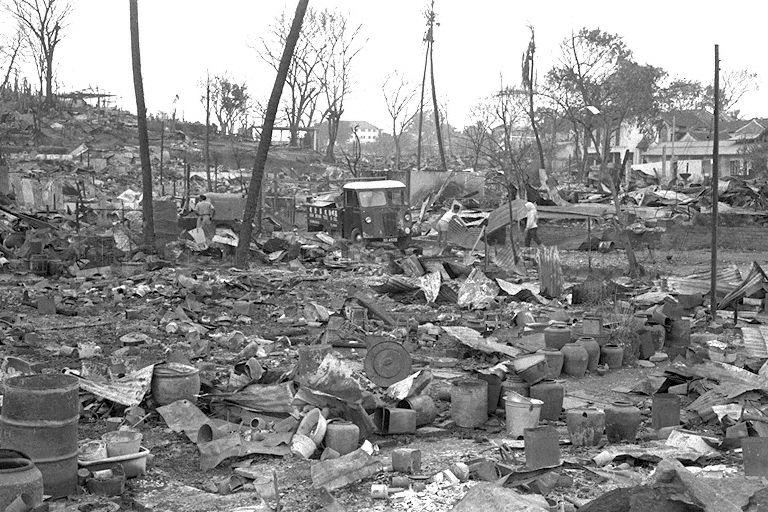 AFTERMATH OF BUKIT HO SWEE FIRE