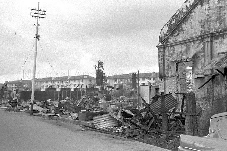 AFTERMATH OF BUKIT HO SWEE FIRE