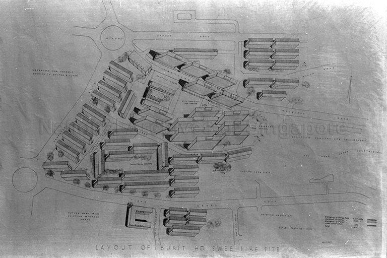 Layout plan showing proposed development of the Bukit Ho
