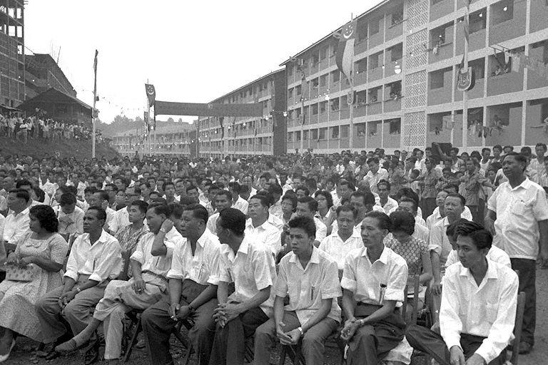 Residents of the first phase of Bukit Ho Swee Housing Estate