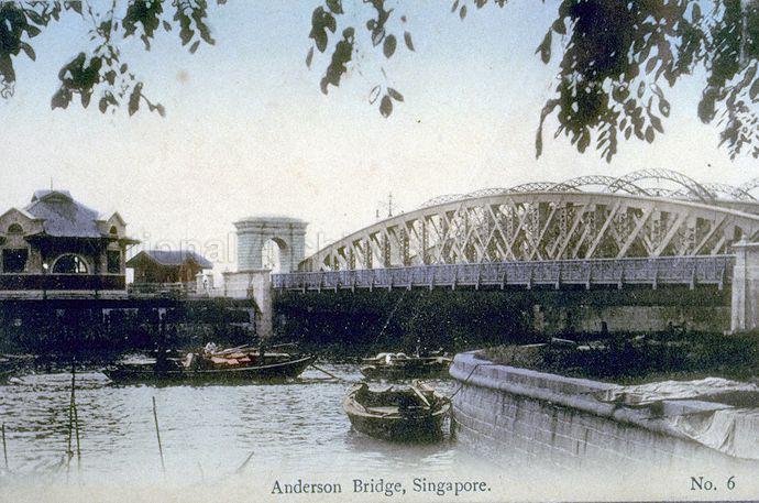 View of Anderson Bridge, constructed across the lowest point