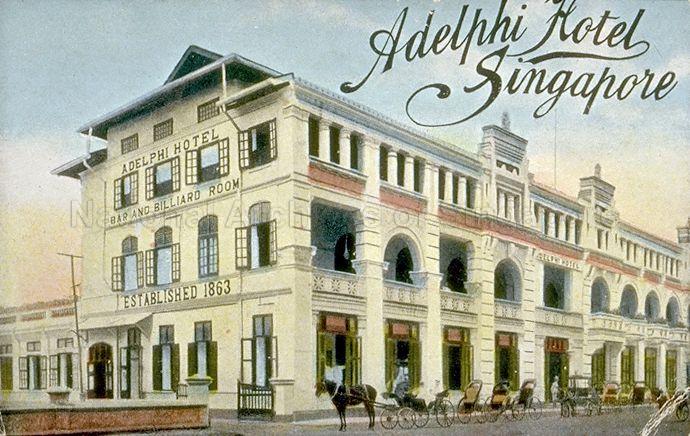 The Adelphi Hotel at Coleman Street. Originally established