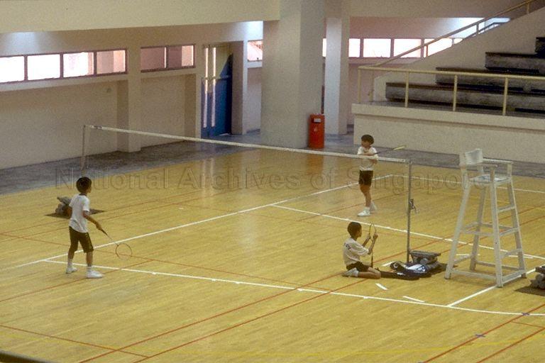 DELTA SPORTS COMPLEX - INTERIOR VIEW OF BADMINTON HALL